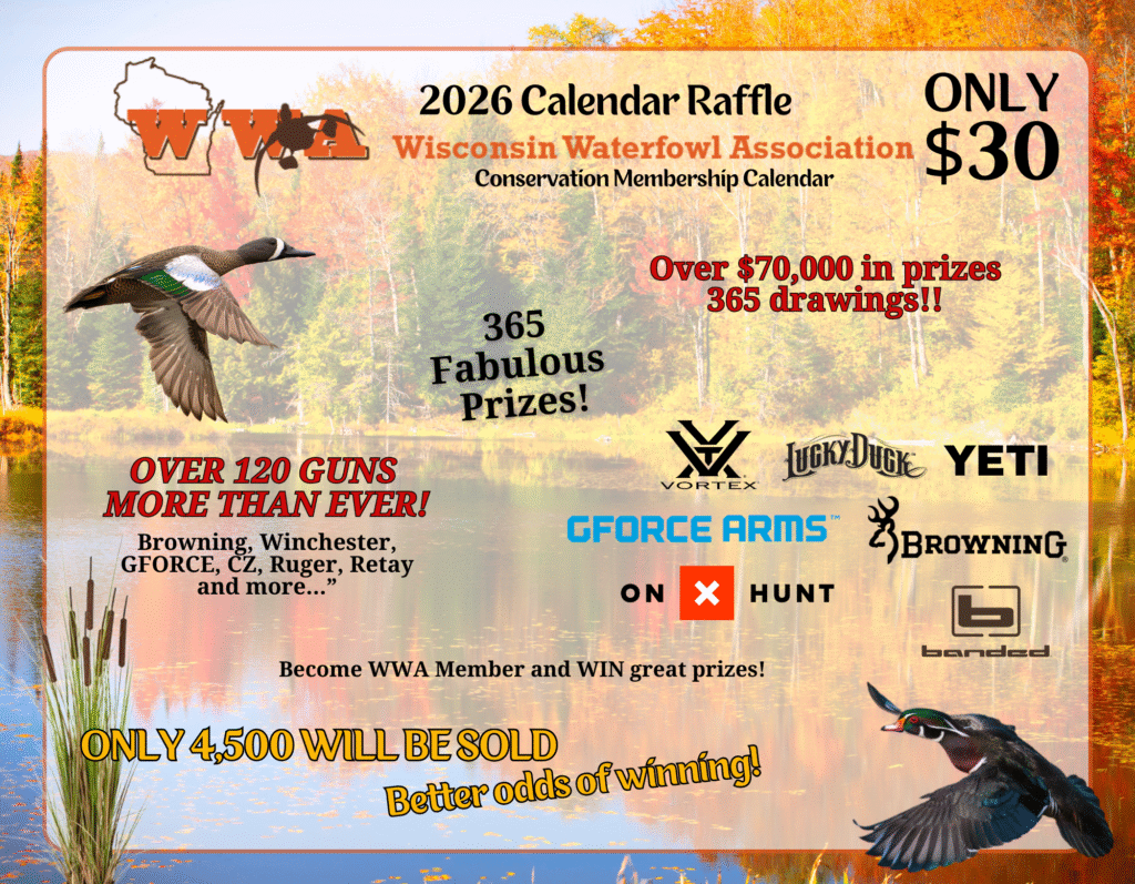 2026 Conservation Calendar - Wisconsin Waterfowl Association